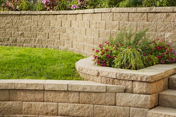 Anchor Windsor Stone 4 In X 12 In Tangray Concrete Retaining Wall