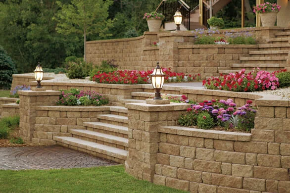 Anchor Highland Texture Anchor Highland Stone Retaining Wall